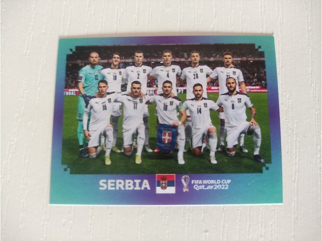 Panini FIFA 2022 international Qatar SRB 01