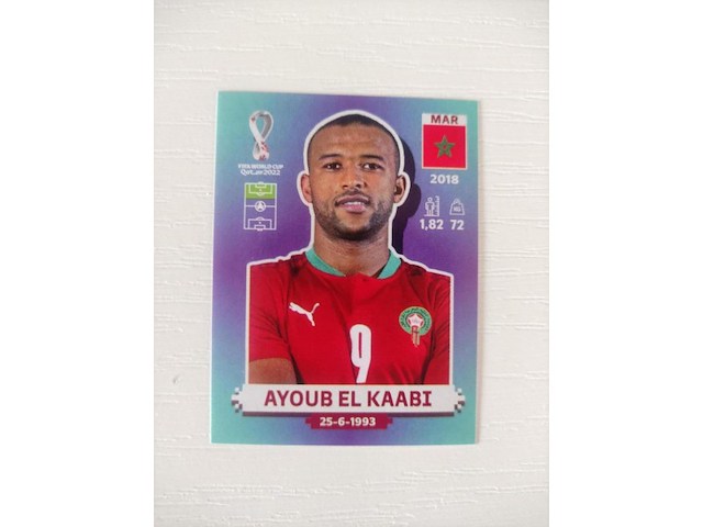 Panini FIFA 2022 international Qatar MAR 16
