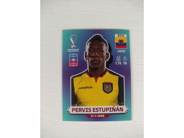 Panini FIFA 2022 international Qatar ECU 07