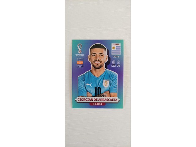 Panini FIFA 2022 international Qatar URU 12