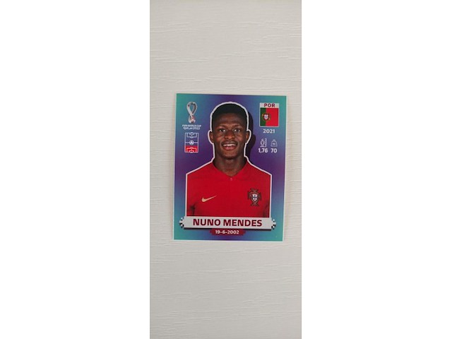 Panini FIFA 2022 international Qatar POR 07