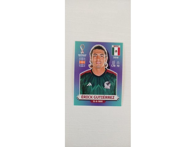 Panini FIFA 2022 international Qatar MEX 14