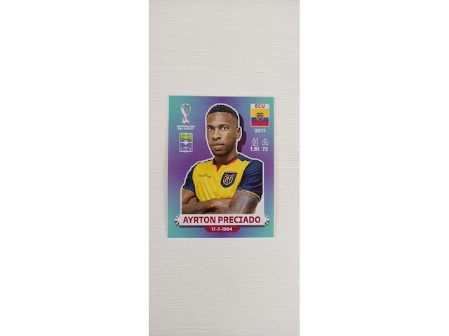 Panini FIFA 2022 international Qatar ECU 19