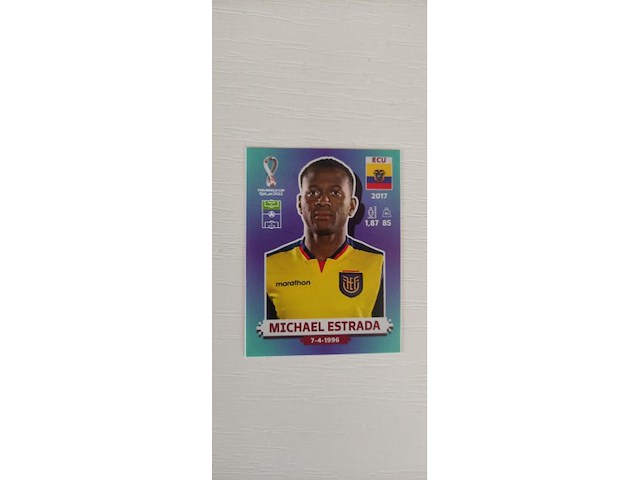 Panini FIFA 2022 international Qatar ECU 16