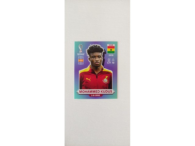Panini FIFA 2022 international Qatar GHA 12