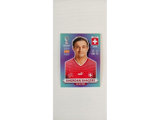 Panini FIFA 2022 international Qatar SUI 12