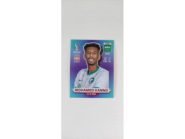 Panini FIFA 2022 international Qatar KSA 16