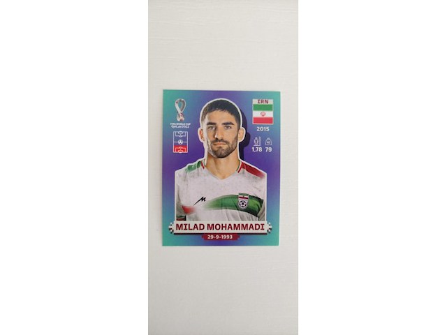 Panini FIFA 2022 international Qatar IRN 09