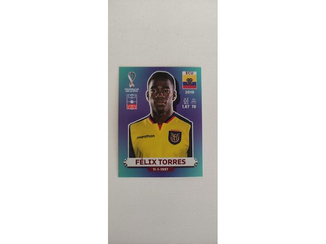 Panini FIFA 2022 international Qatar ECU 10