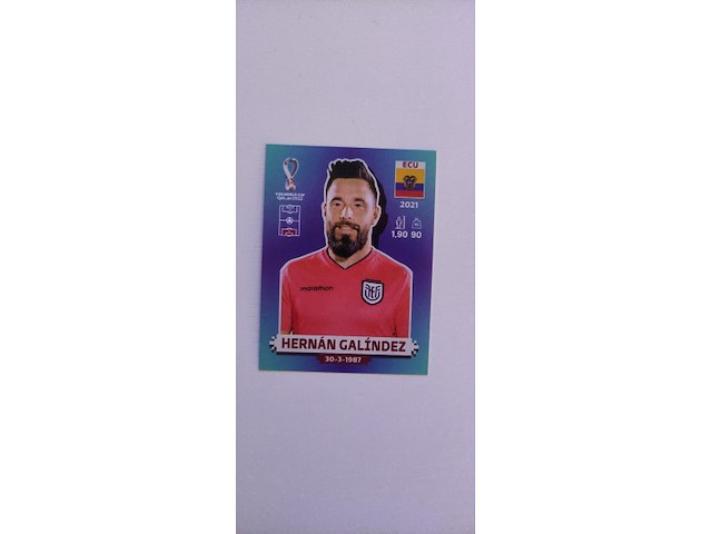 Panini FIFA 2022 international Qatar ECU 03