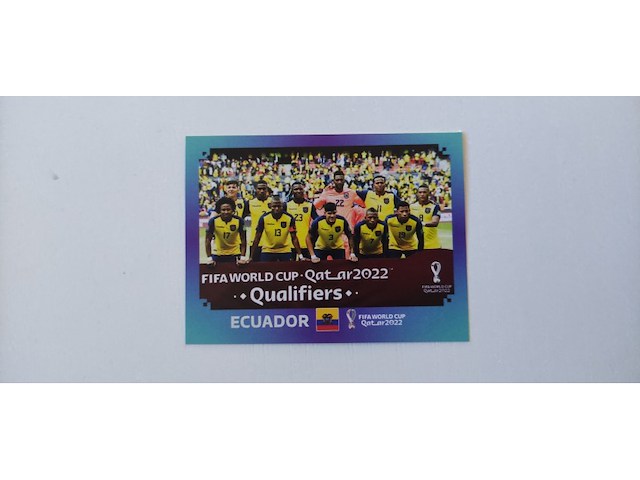 Panini FIFA 2022 international Qatar ECU 01