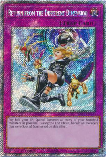 Return from the Different Dimension - RA03-EN140 - Quarter Century Secret Rare 1st Edition