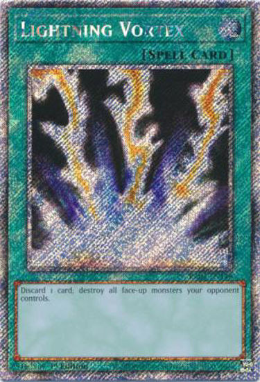Lightning Vortex - RA03-EN148 - Quarter Century Secret Rare 1st Edition