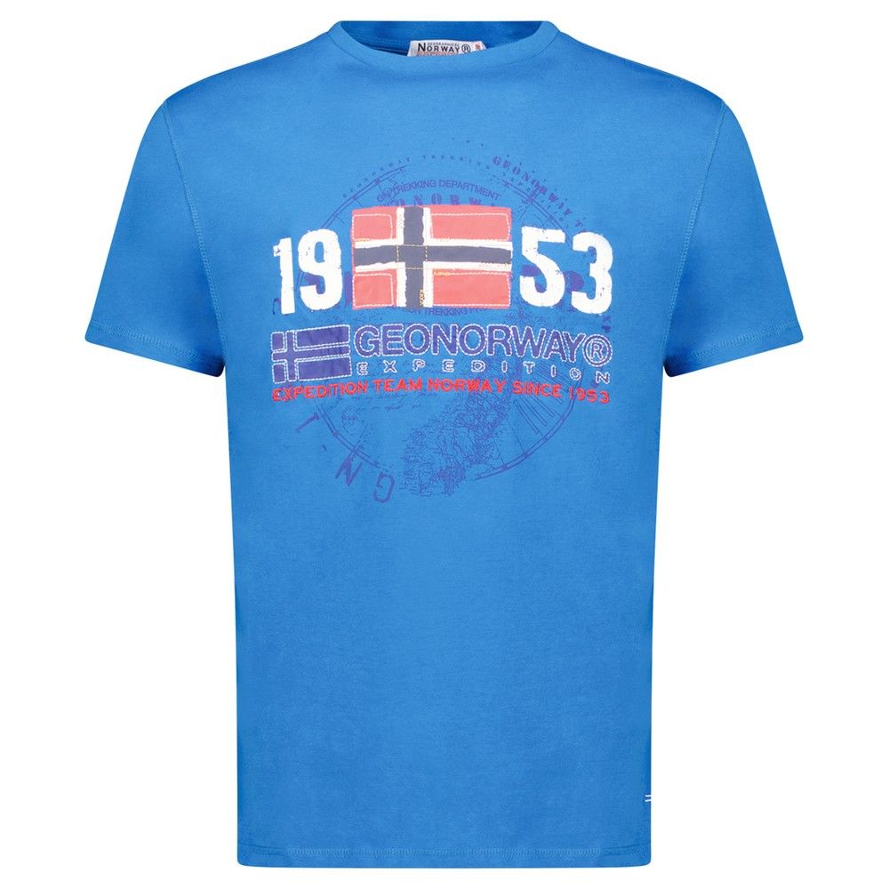 GEOGRAPHICAL NORWAY Majica kratak rukav japigal db royal blue men 254 M