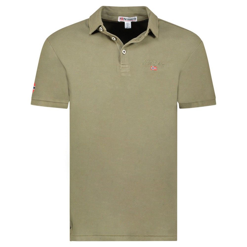 GEOGRAPHICAL NORWAY Majica kratak rukav polo kars db kaki men 254 M
