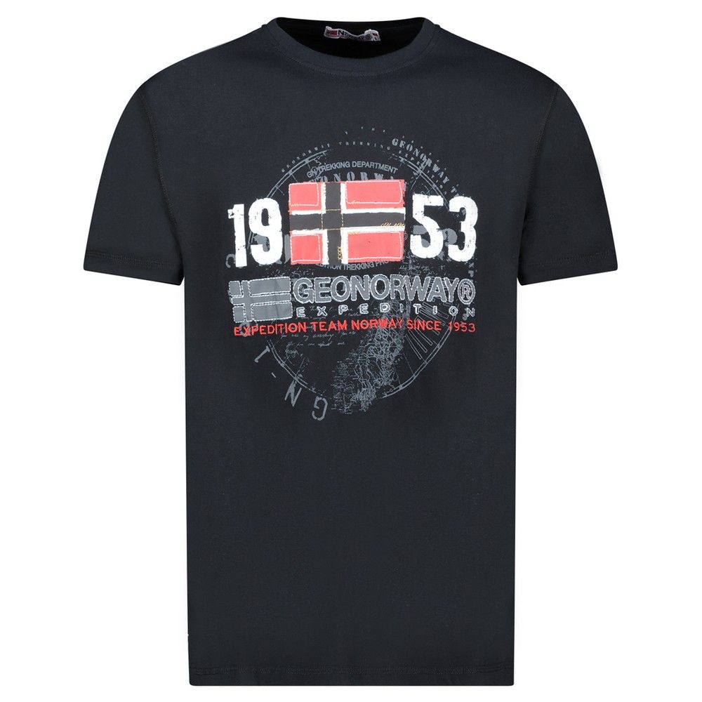 GEOGRAPHICAL NORWAY Majica kratak rukav japigal db black men 254 M