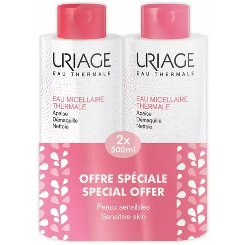 Uriage Micelarna Voda Roze 500 Ml 1+1