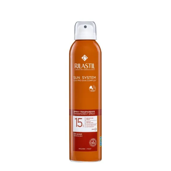 Rilastil Sun System Transparentni Sprej SPF 15 200 Ml 9445