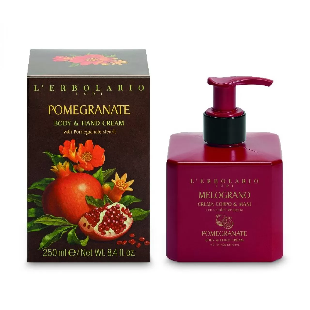 L’Erbolario Pomegranate Krema Za Telo I Ruke Nar 250ml
