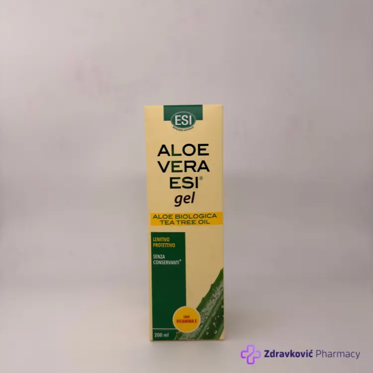 ESI ALOE VERA GEL SA VITAMINOM E I ULJEM ČAJEVCA 200ml