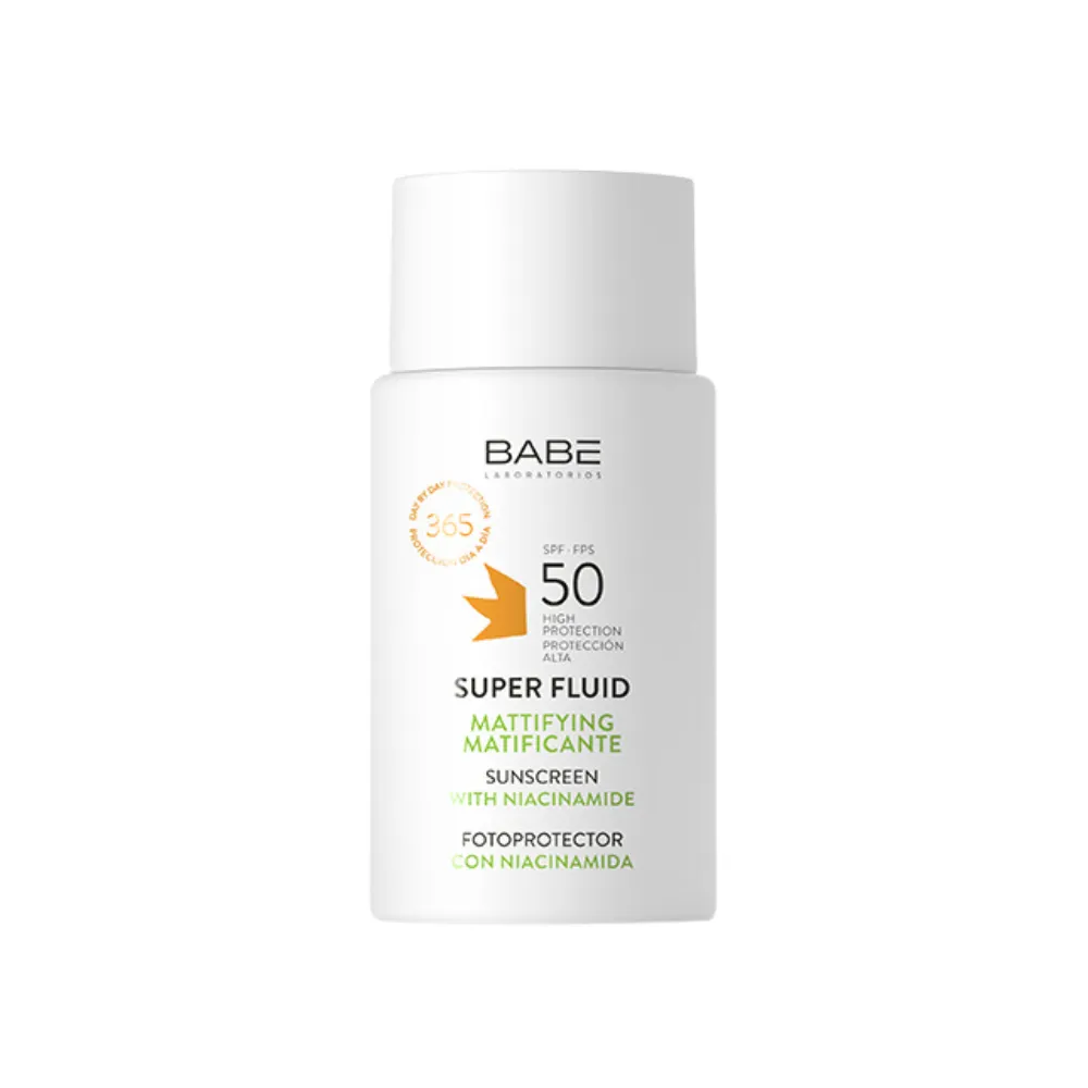 BABE SUN FACIAL MATTIFYING SUPER FLUID SPF50+ 50ml