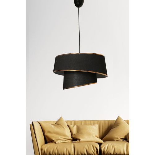 Barette - Gold, Black Gold Black Chandelier