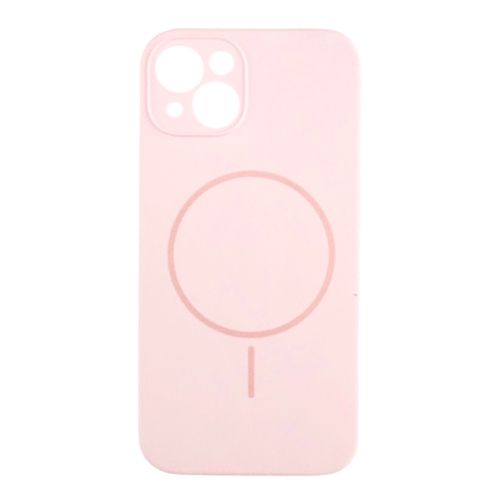 Silikonska futrola Magsafe LUX Iphone 13 PUDER ROZE