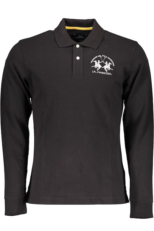 LA MARTINA Muška polo majica CCMP03-PK001_NERO_09999, Crna