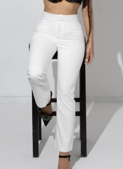 ZARA bele pantalone
