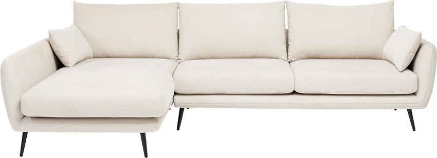 Ugaona sofa Amalfi Cream leva 275cm