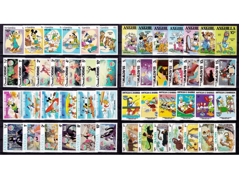 Volt Dizni Walt Disney 52 marke 8 serija čisto