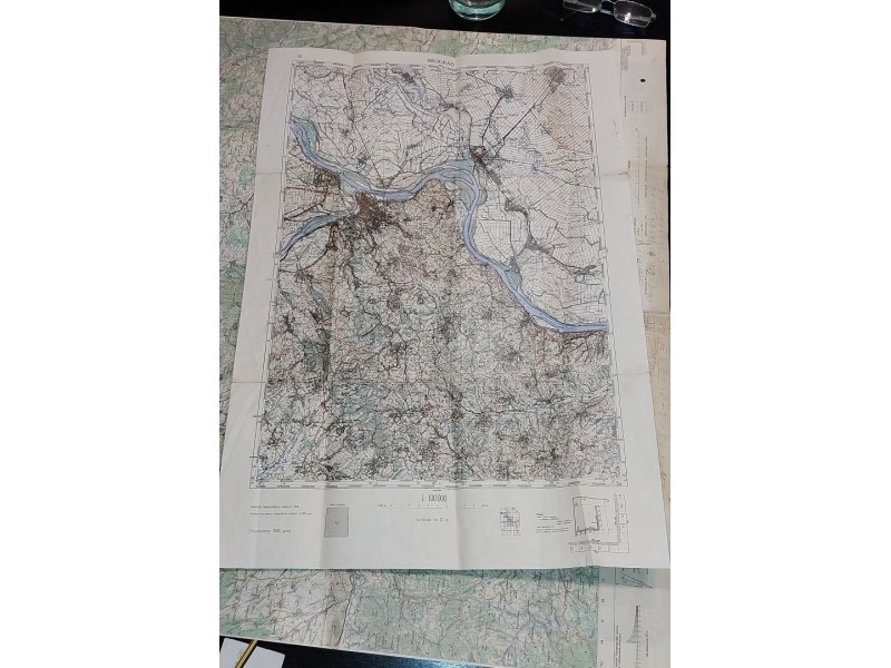 BEOGRAD - KARTA JNA 1956g