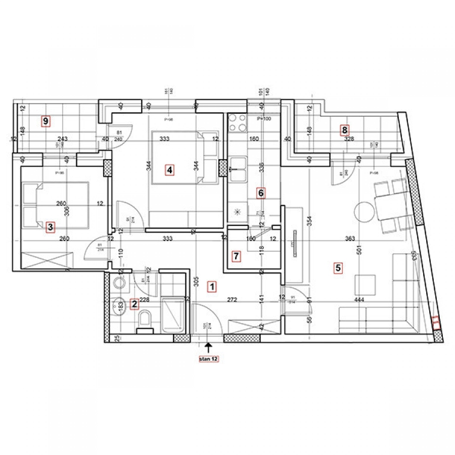 NOVI SAD - PODBARA - 65. 71 m2
