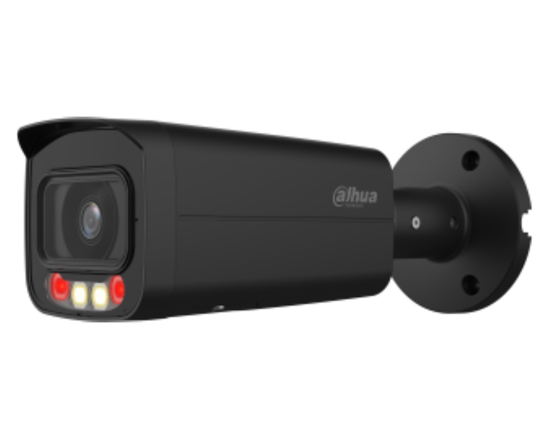DAHUA IPC-HFW2449T-AS-IL-0360B-BLACK 4MP Smart Dual Light Fixed-focal Bullet WizSense Network kamera crna
