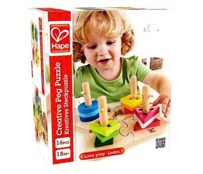 HAPE Sorter igračka Peg Puzzle E0411A