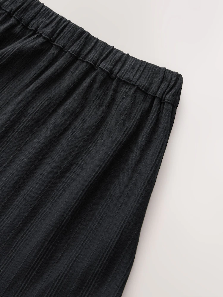 Crno - 100% Pamuk Duga Suknje