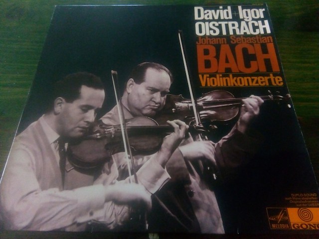 BACH VIOLINKONZERTE DAVID + IGOR OISTRACH