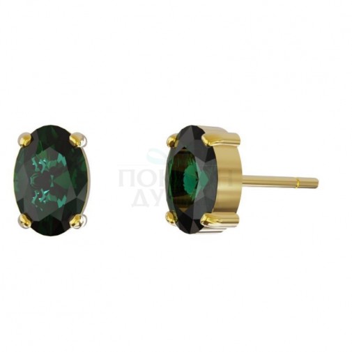 ŽENSKE VICTORIA CRUZ GEMMA EMERALD GOLD MINDJUŠE SA SWAROVSKI KRISTALOM