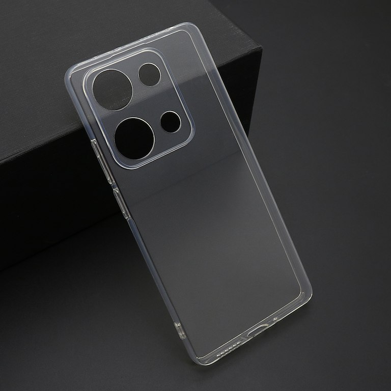 Zastitna ultra tanka (skin) maska / futrola PROTECT - Xiaomi Redmi Note 14S 4G providna (bela) (MS)