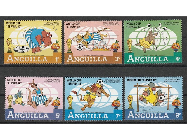 Anguilla - 1982 - Disney, Dizni - MNH