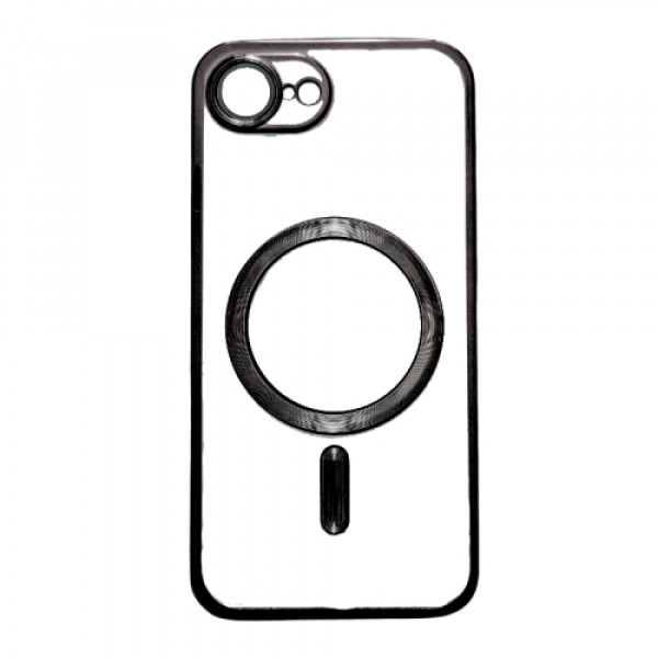 Silikonska futrola Magsafe Iphone 16e CRNA