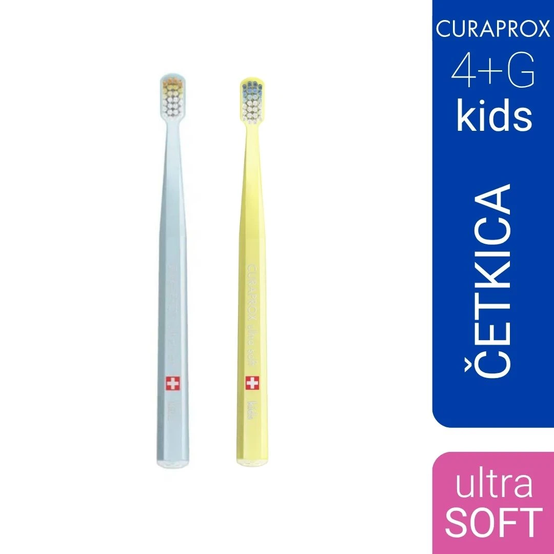 CURAPROX Četkice Kids SUPERHEROJI Ultra Soft 4-12 Godina 2 Četkice