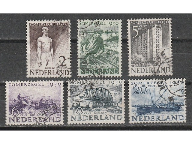 Netherlands, Holandija - 1950 - Zomerzegel