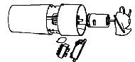 mka SEB TEFAL ROWENTA KRUPS mikser motor kpl SS-203417 - SS-203417