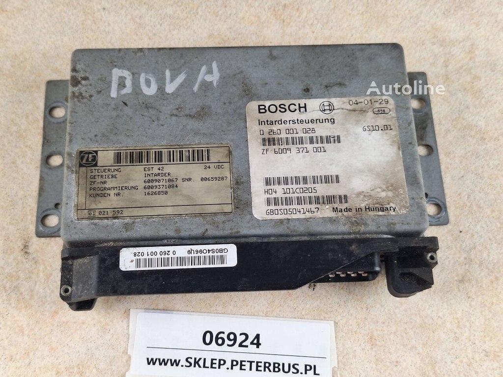 Bosch nr 0 260 001 028 upravljačka jedinica za Bova Futura EURO 3 autobusa