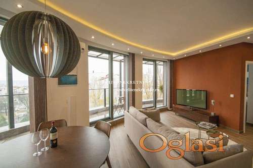 Izdavanje penthouse Vracar-Trosoban lux sa pogledom na park