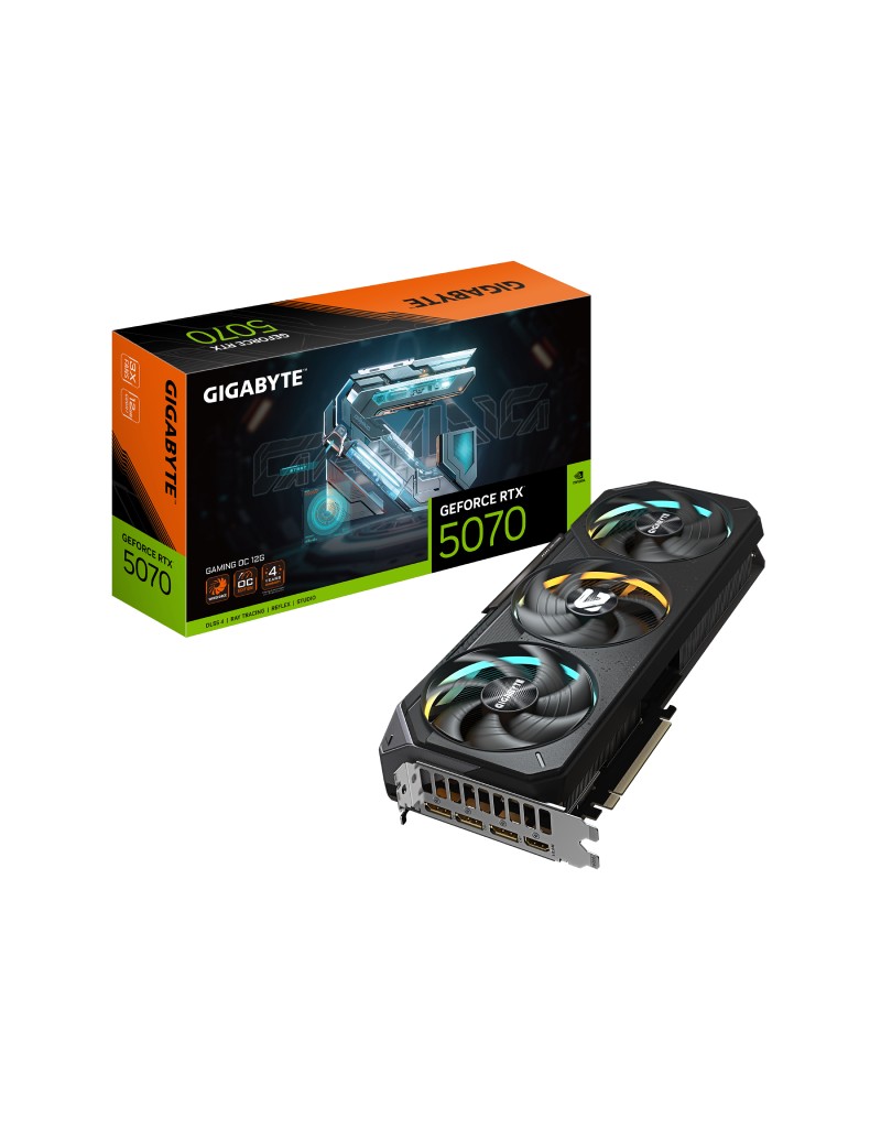 GIGABYTE nVidia GeForce RTX 5070 GAMING 12GB 192bit GV-N5070GAMING OC-12GD rev 1.0
