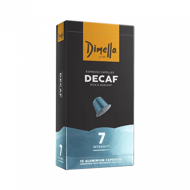 Dimello Decaf 10/1 – Nespresso Kompatibilne Kapsule.