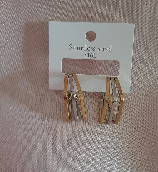 Nove minđuše od nerđajućeg čelika