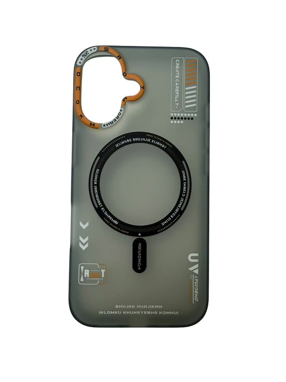 Maska Matte Skin Magsafe za iPhone 16 siva